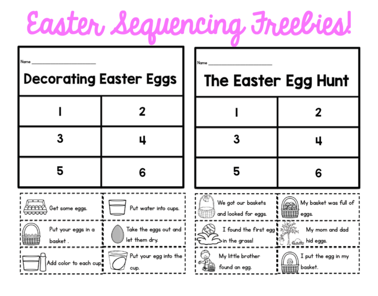 Easter Mini-Pack - Sarah's Teaching Snippets