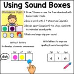 Sound Boxes (a.k.a. Elkonin Boxes) - Sarah's Teaching Snippets