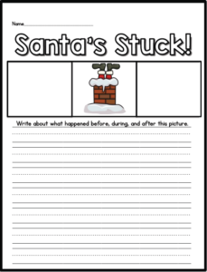Santa Stuck Freebies! - Sarah's Teaching Snippets