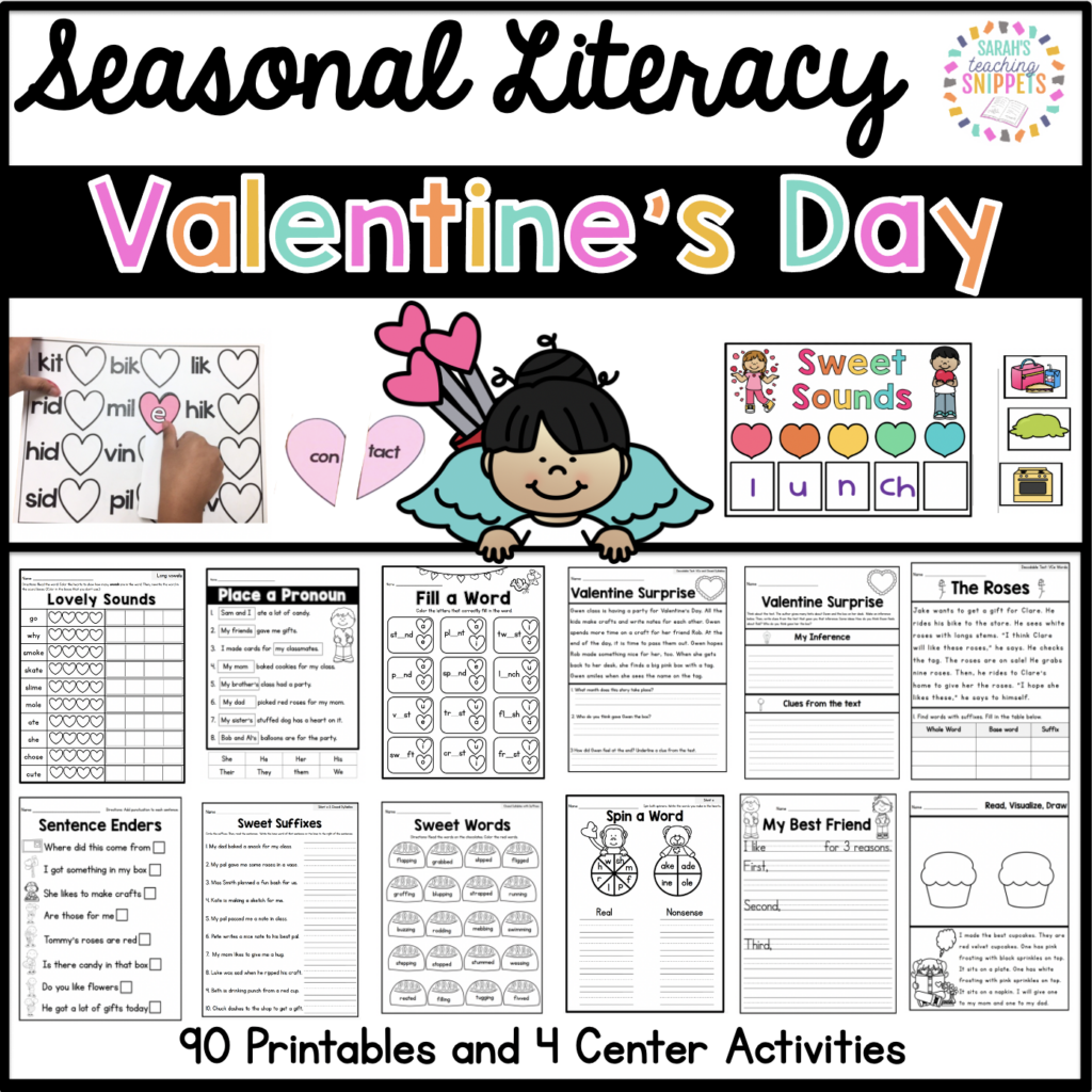 Valentine's Day Activities - Sarah's Teaching Snippets