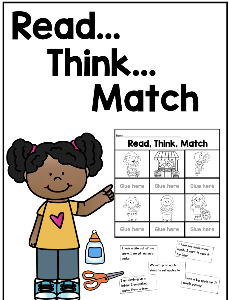 Read, Think, Match Megapack! - Sarah's Teaching Snippets