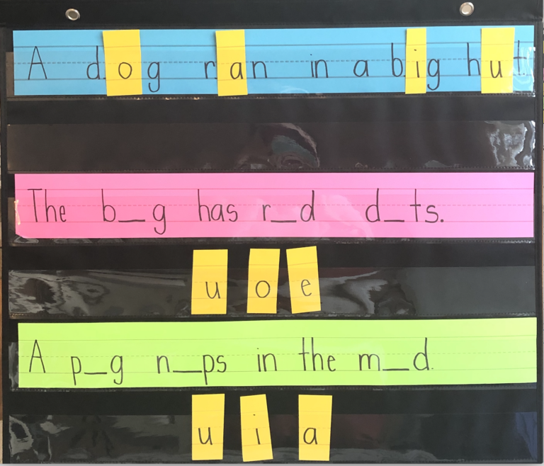 Practicing Vowels - Sarah's Teaching Snippets