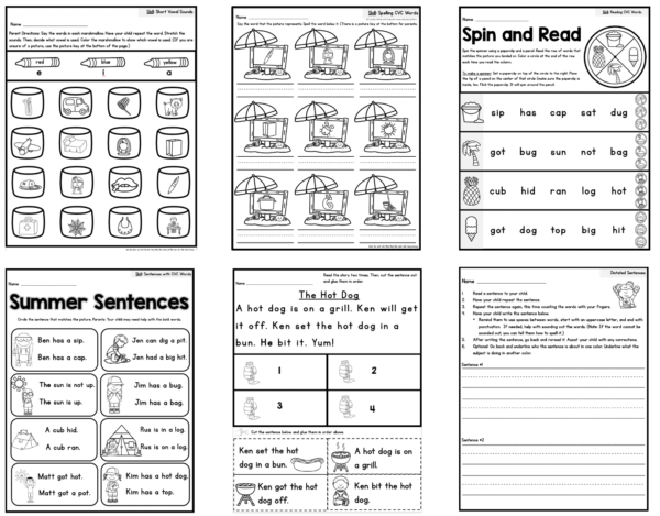 Summer Literacy Packs and TWO Summer Freebies - Sarah's Teaching Snippets