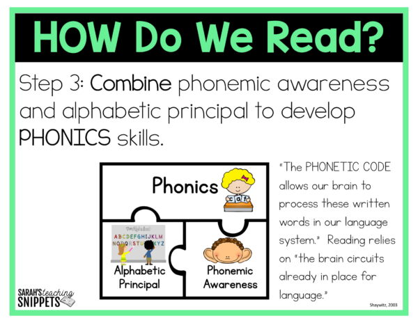 Reading and the Brain - Sarah's Teaching Snippets