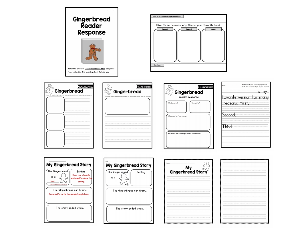 Common Core in December: Gingerbread - Sarah's Teaching Snippets