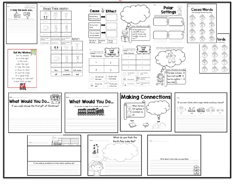 Common Core in December: Polar Express Sequencing - Sarah's Teaching ...