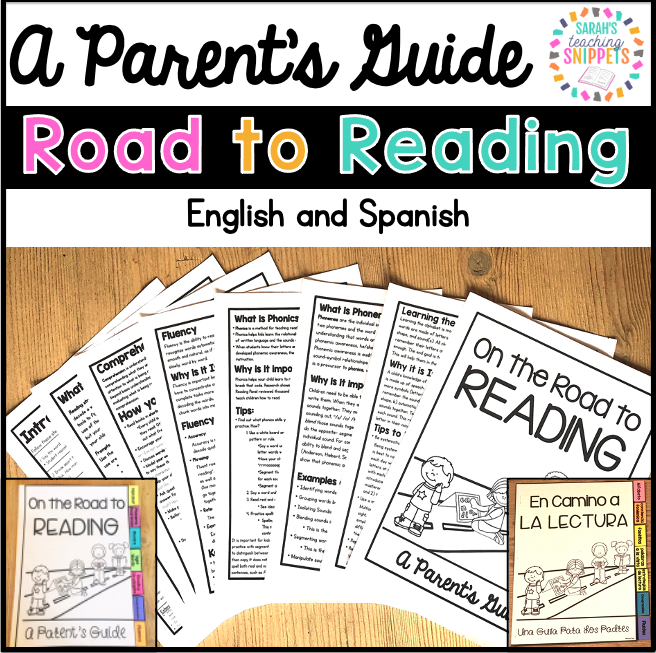 Parent's Guide to Learning to Read - Sarah's Teaching Snippets