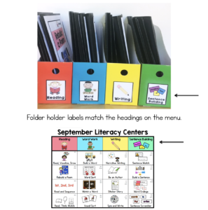 September Literacy Centers for First Grade - Sarah's Teaching Snippets