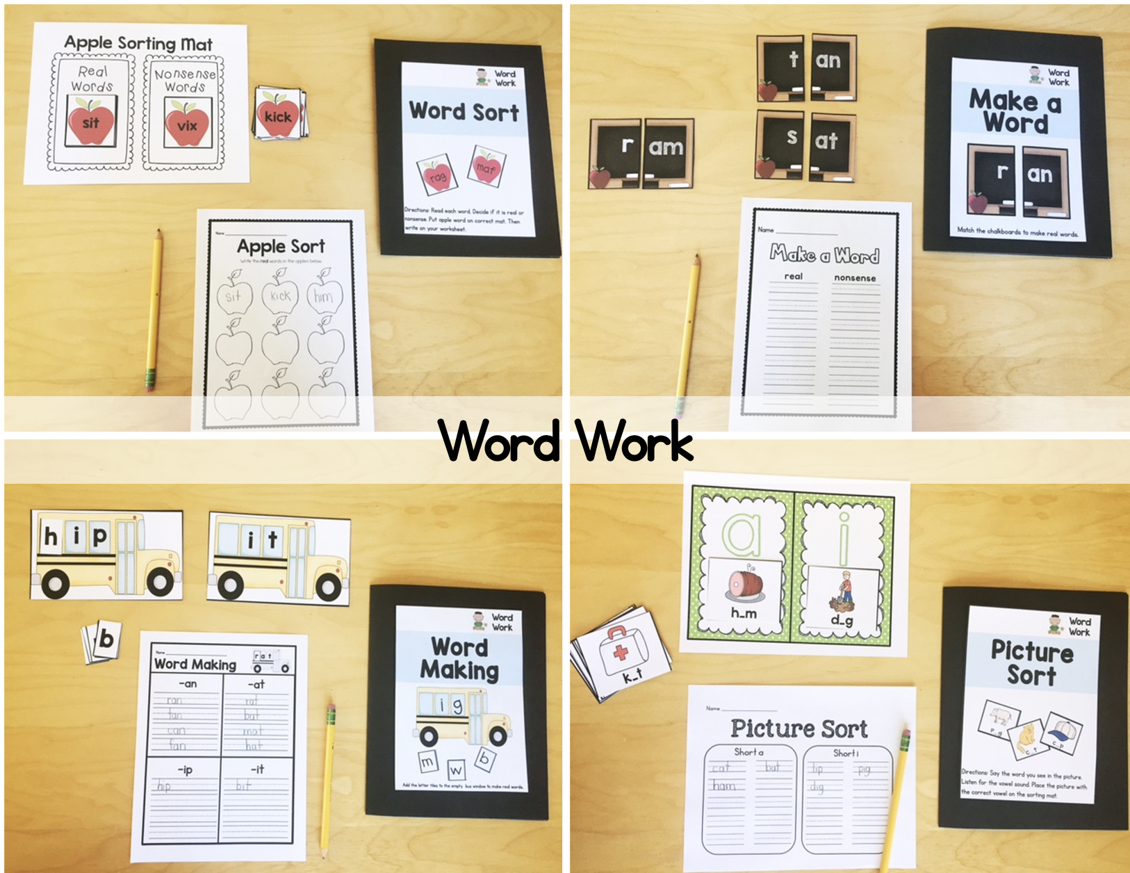 September Literacy Centers for First Grade - Sarah's Teaching Snippets