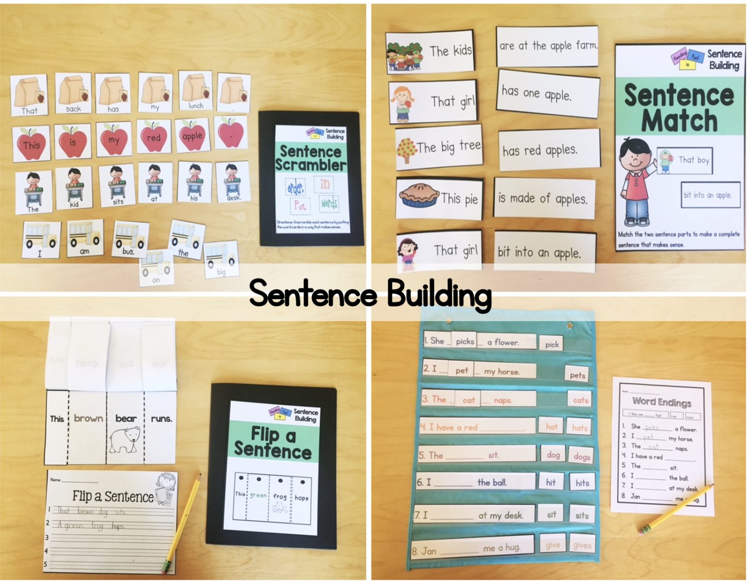 September Literacy Centers for First Grade - Sarah's Teaching Snippets