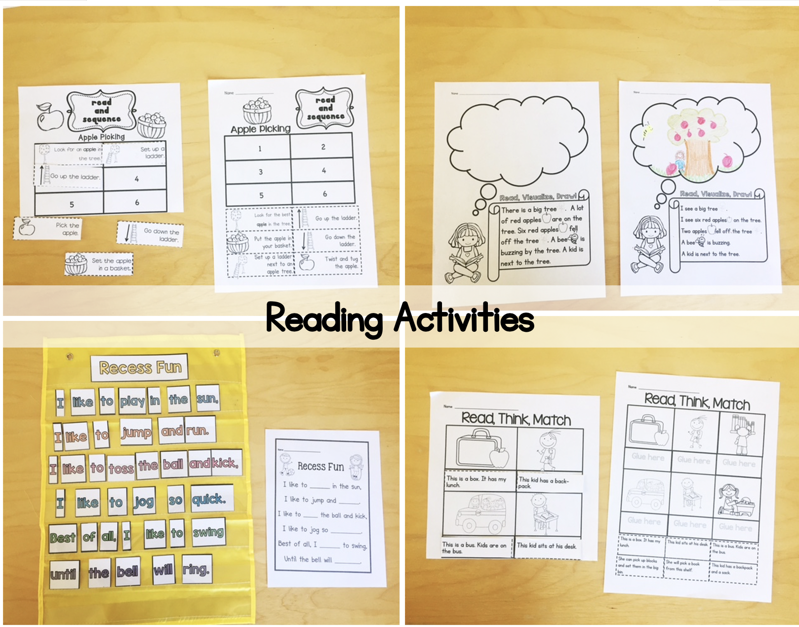 September Literacy Centers for First Grade - Sarah's Teaching Snippets