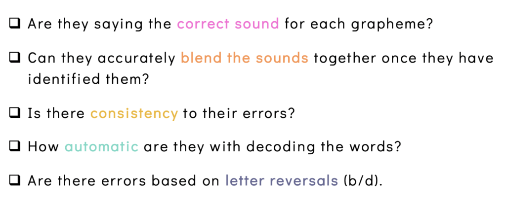 Phonics Assessments - Sarah's Teaching Snippets