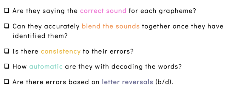 Phonics Assessments - Sarah's Teaching Snippets