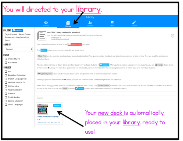 Boom Learning Cards - Sarah's Teaching Snippets