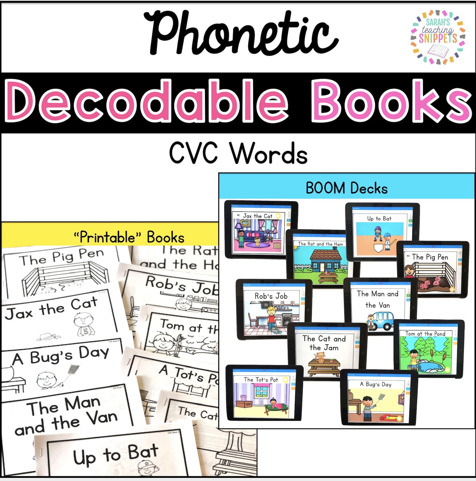 Decodable Books - Sarah's Teaching Snippets