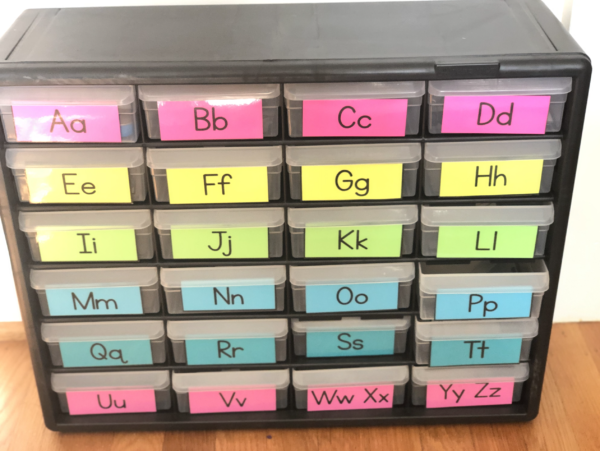 Organizing Phonics Materials - Sarah's Teaching Snippets