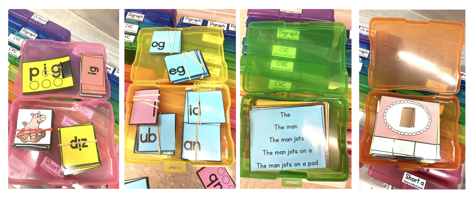 Organizing Phonics Materials - Sarah's Teaching Snippets