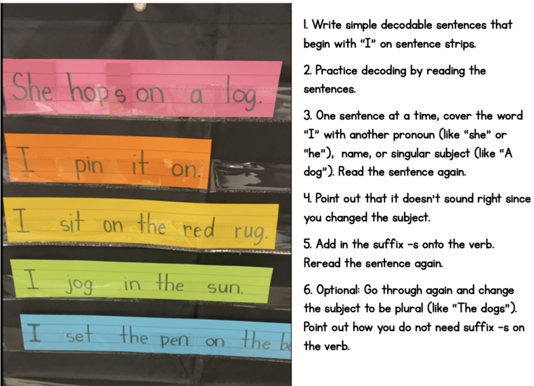 Teaching Morphology to Beginning Readers - Sarah's Teaching Snippets