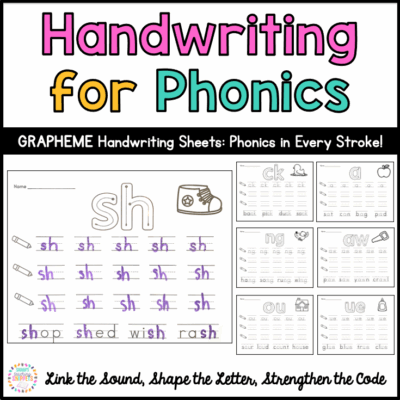 Handwriting and Phonics Instruction - Sarah's Teaching Snippets